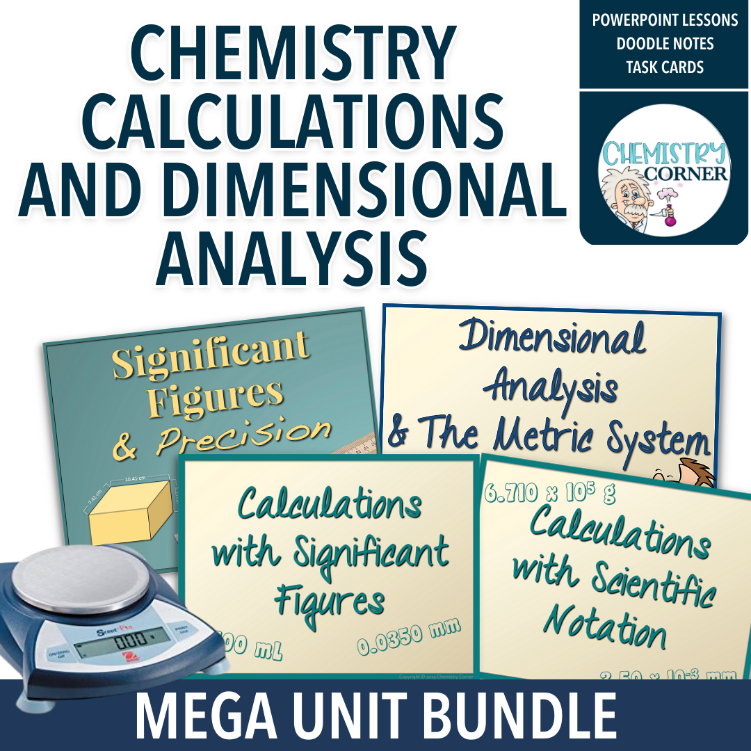 02-Chemistry Calculations, Dimensional Analysis, & Measurement ...