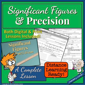 Chemistry: Significant Figures & Precision - Print & Digital |Distance ...